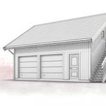 Garage med loft - arkitekt-projekt.com