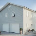 Attefallshus garage med loft - arkitekt-projekt.com